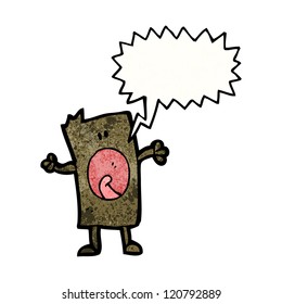 Cartoon Square Man Shouting: เวกเตอร์สต็อก (ปลอดค่าลิขสิทธิ์) 120792889 ...