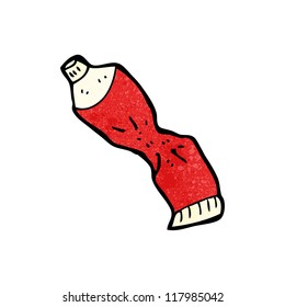 Raster Version Cartoon Tube Cartoon Stock Illustration 94392067