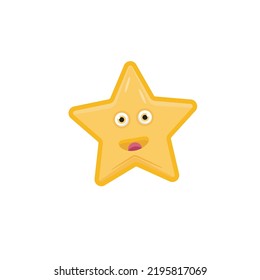 Cartoon Star Cartoon Star Smiley Emoticon Stock Vector (Royalty Free ...