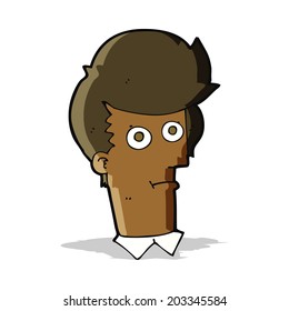 Cartoon Staring Face Stock Vector (Royalty Free) 203345584 | Shutterstock