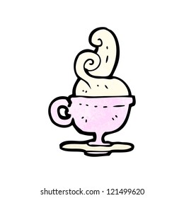 Cartoon Steaming Cup Tea Stock Vector (Royalty Free) 121499620 ...
