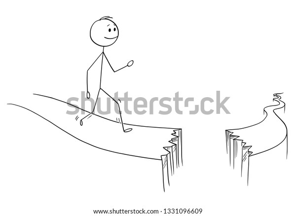 Cartoon Stick Figure Drawing Conceptual Illustration Stock Vector ...