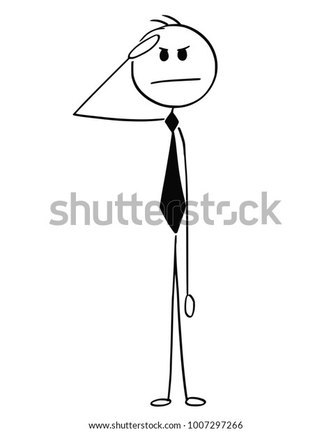 Cartoon Stick Man Drawing Conceptual Illustration Stock Vector (Royalty ...