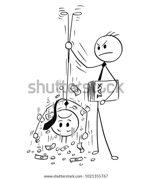 Cartoon Stick Man Drawing Conceptual Illustration Stock Vector (Royalty ...