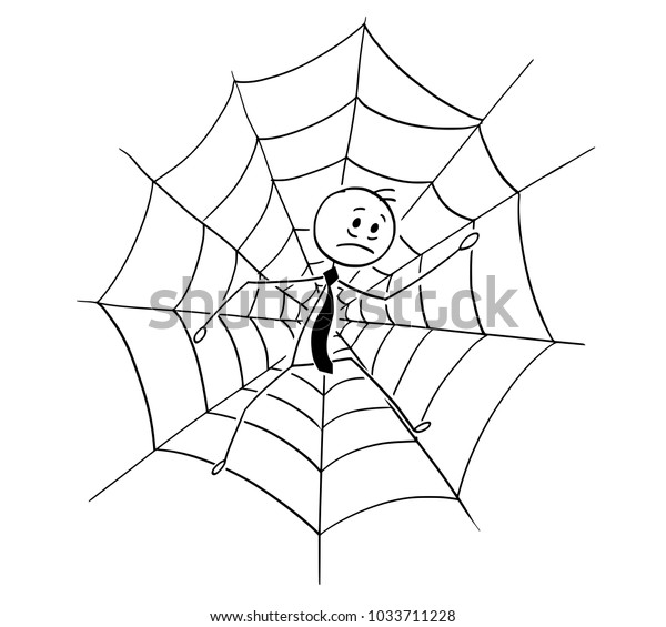 Cartoon Stick Man Drawing Conceptual Illustration Stock Vector (Royalty ...
