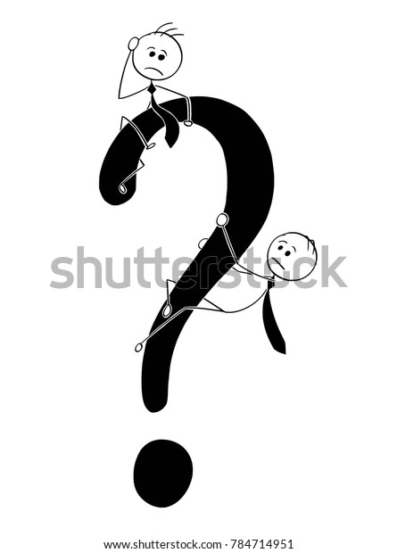 Cartoon Stick Man Drawing Conceptual Illustration Stock Vector (Royalty ...
