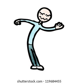 Cartoon Stick Person Bowing Stock Vector (Royalty Free) 119684455