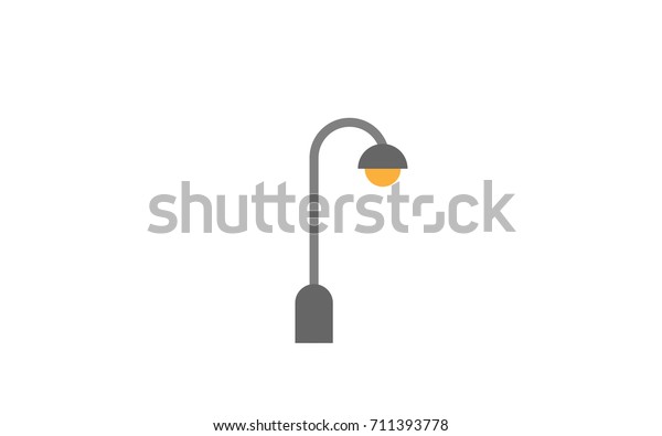 Cartoon Street Light Object Illustration Stock Vector (Royalty Free ...