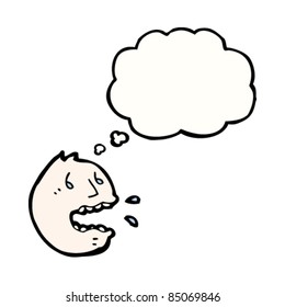 Cartoon Stress Face Sign Stock Vector (Royalty Free) 120059350 ...