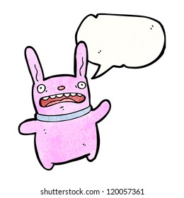 Cartoon Stressed Rabbit Stock Vector (Royalty Free) 120057361 ...