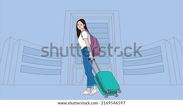 776 College Students Moving Stock Illustrations, Images & Vectors ...