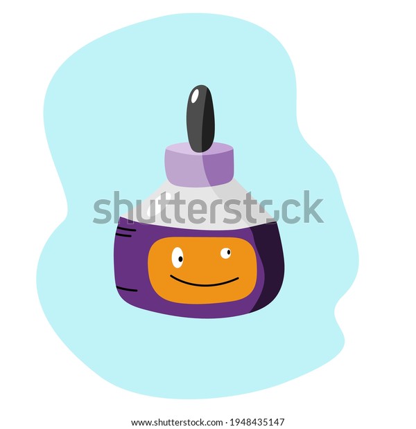 Cartoon Style Hand Drawn Funny Ink Stock Vector (Royalty Free ...