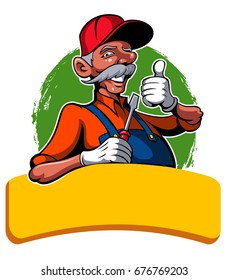 Cartoon Style Handyman Tools Vector Image Stock Vector (Royalty Free ...