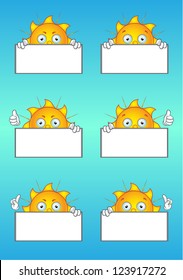 Cartoon Sun Character Set 2 Stock Vector (Royalty Free) 123917272 ...
