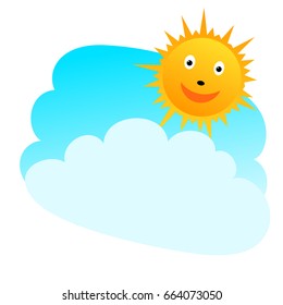 Cartoon Sun Sky Banner: เวกเตอร์สต็อก (ปลอดค่าลิขสิทธิ์) 664073050 ...