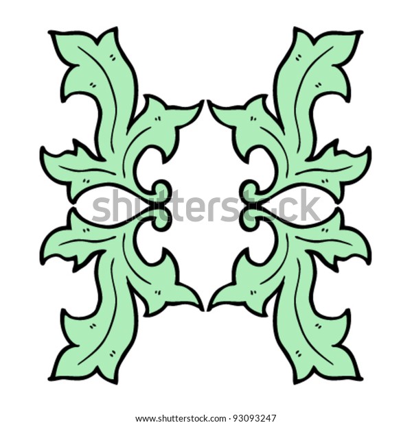 Cartoon Swirl Design Element Stock Vector (Royalty Free) 93093247 ...