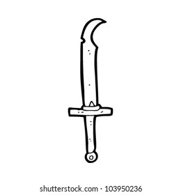 Chipped Old Sword Cartoon Stock Vector (Royalty Free) 103884848 ...