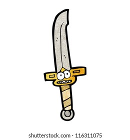 espada de caricatura: vector de stock (libre de regalías) 116311075 ...