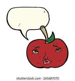 Cartoon Talking Apple Stock Vector (Royalty Free) 265687070 | Shutterstock