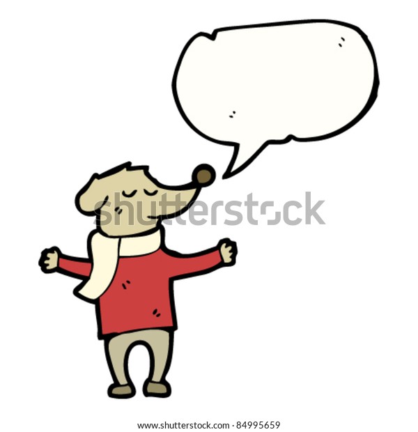 Cartoon Talking Dog Stock Vector (Royalty Free) 84995659 | Shutterstock