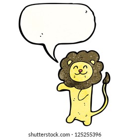 Cartoon Talking Lion Stock Vector (Royalty Free) 125255396 | Shutterstock