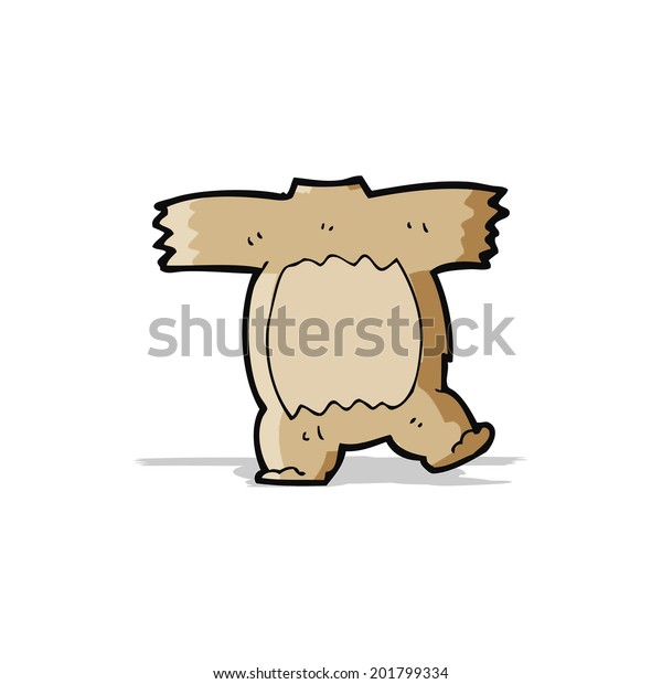 Cartoon Teddy Bear Body Stock Vector (Royalty Free) 201799334 ...