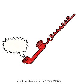 Cartoon Telephone Receiver Stock Vector (Royalty Free) 122273092 ...