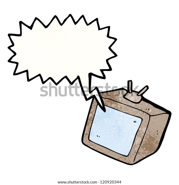 Cartoon Television Set Stock Vector (Royalty Free) 120920344