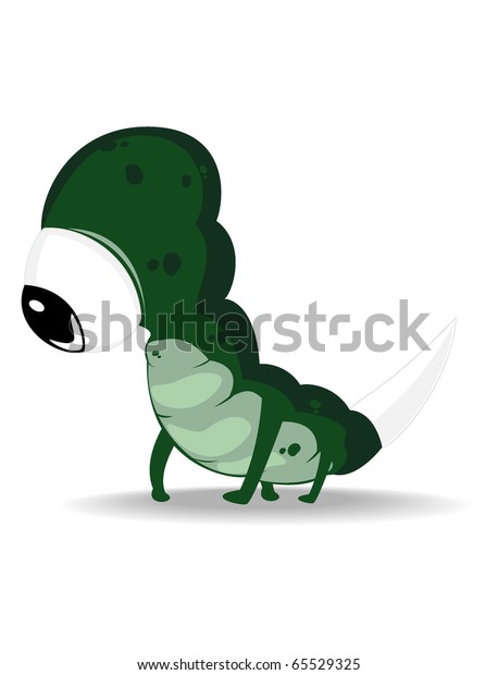 Cartoon Terrible Monstervector 4 Stock Vector (Royalty Free) 65529325 ...