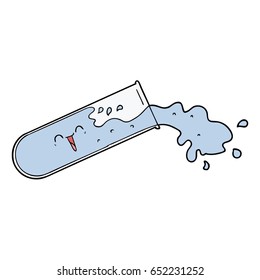 Cartoon Test Tube Spilling: เวกเตอร์สต็อก (ปลอดค่าลิขสิทธิ์) 652231213 ...