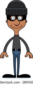 Cartoon Thief Man Smiling Stock Vector (Royalty Free) 289550291
