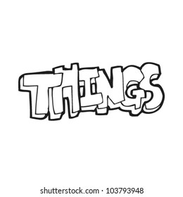 Cartoon Things Stock Vector (Royalty Free) 103793948 | Shutterstock