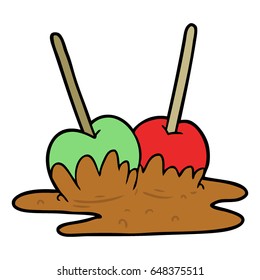 Cartoon Toffee Apples Stock Vector (Royalty Free) 648375511 | Shutterstock