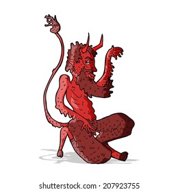 Cartoon Traditional Devil Stock Vector (Royalty Free) 187364897 ...
