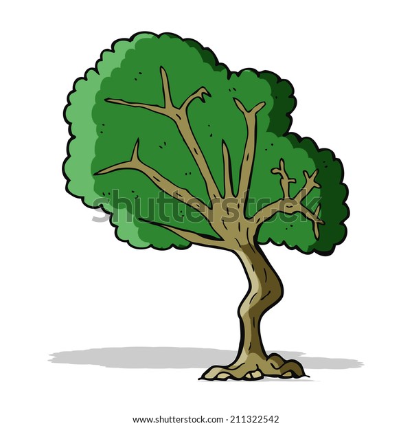 Cartoon Tree Stock Vector (Royalty Free) 211322542 | Shutterstock