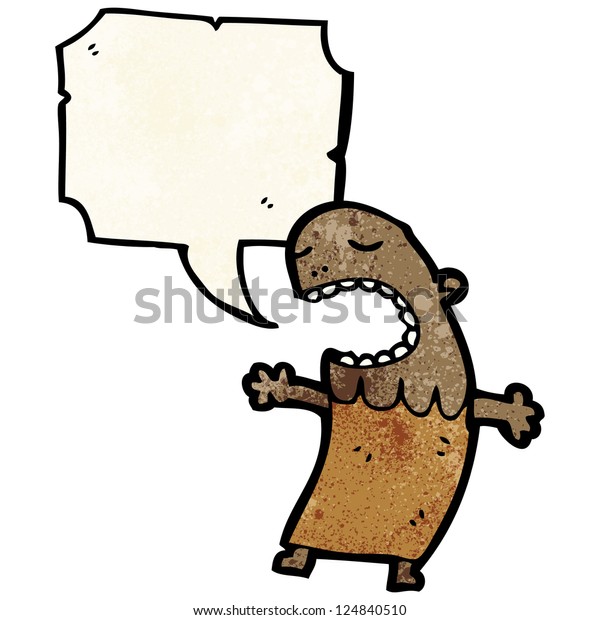 Cartoon Tribal Man Stock Vector (Royalty Free) 124840510 | Shutterstock