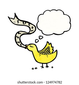 Cartoon Tweeting Bird Stock Vector (Royalty Free) 124974782 | Shutterstock