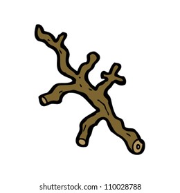Cartoon Twig Stock Vector (Royalty Free) 110028788 | Shutterstock