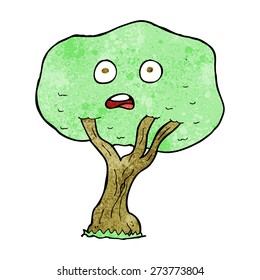 Cartoon Unhappy Tree Stock Vector (Royalty Free) 273773804 | Shutterstock