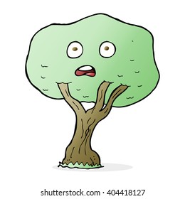 Cartoon Unhappy Tree Stock Vector (Royalty Free) 404418127 | Shutterstock