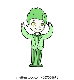 Cartoon Vampire Boy Stock Vector (Royalty Free) 187366871 | Shutterstock