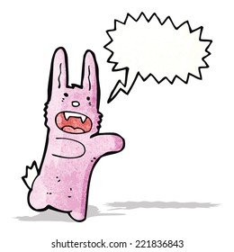 Cartoon Vampire Bunny Rabbit Stock Vector (Royalty Free) 221836843 ...