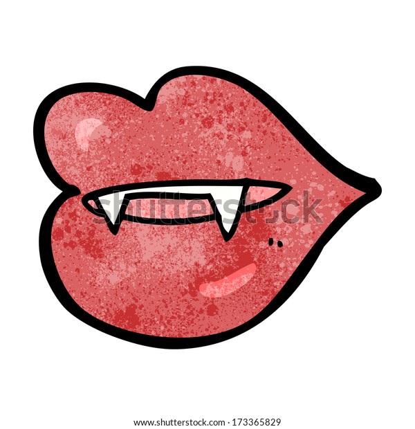 Cartoon Vampire Fangs Stock Vector (Royalty Free) 173365829 | Shutterstock