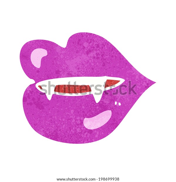 Cartoon Vampire Fangs Stock Vector (Royalty Free) 198699938 | Shutterstock