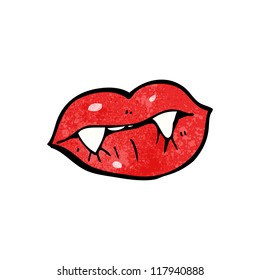 Cartoon Vampire Lips Stock Vector (Royalty Free) 117940888 | Shutterstock