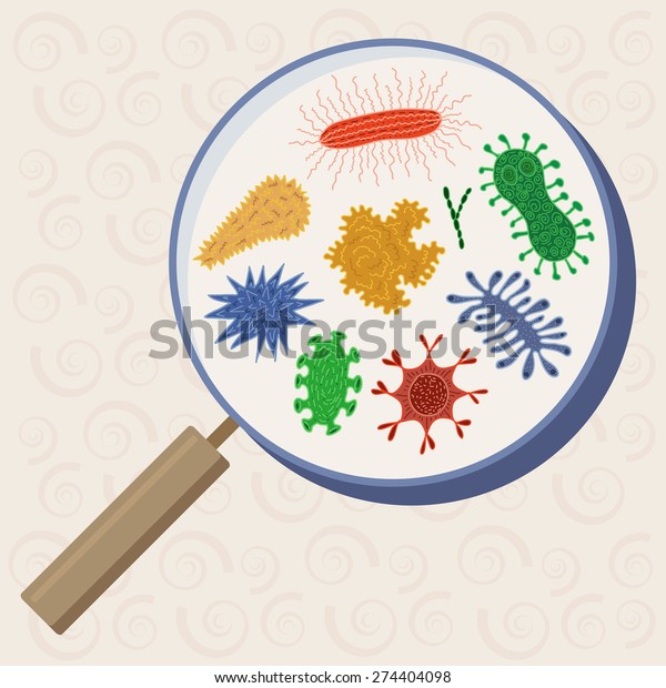 Cartoon Various Pathogens Microbes Vector Illustration Stock Vector ... Cartoon Various Pathogens Microbes Vector Illustration Stock Vector ...