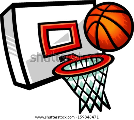 Cartoon Basketball Hoops | Free download on ClipArtMag