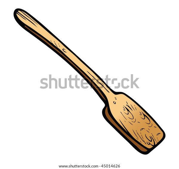 Cartoon Vector Illustration Boat Oar Stock Vector (Royalty Free ...