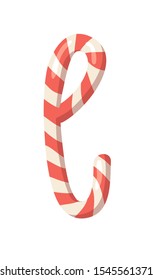 Christmas Alphabet Illustration Candy Letter R Stock Illustration ...