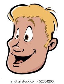 Cartoon Vector Illustration Excited Expression: เวกเตอร์สต็อก (ปลอดค่า ...